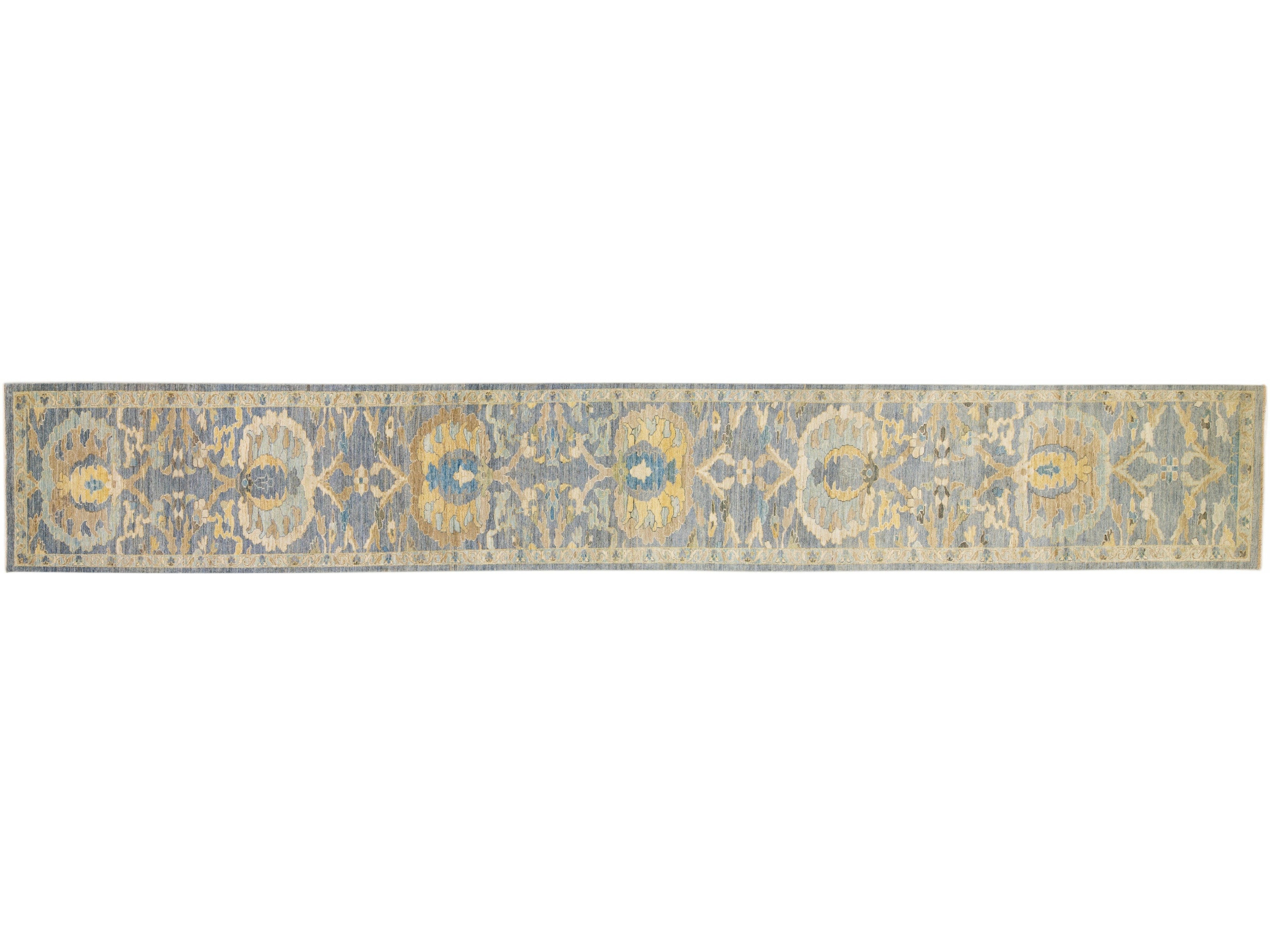 Modern Sultanabad Long Wool Runner 4 X 26 – Alexanders Artisan Rugs Official Website